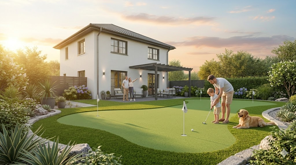 How Artificial Grass Putting Greens Improve Practice and Backyard Value ...